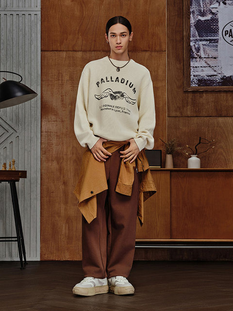 PALLADIUM Paladin round neck fashionable casual sweater 108847