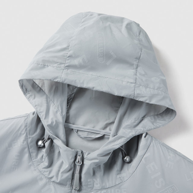 HLA/Heilan House Stretch Jacket 2022 Summer New Printed Drawstring ...