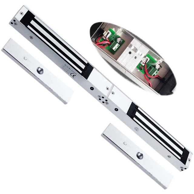 280kg/180kg surface-mounted double-door magnetic lock double-door ...