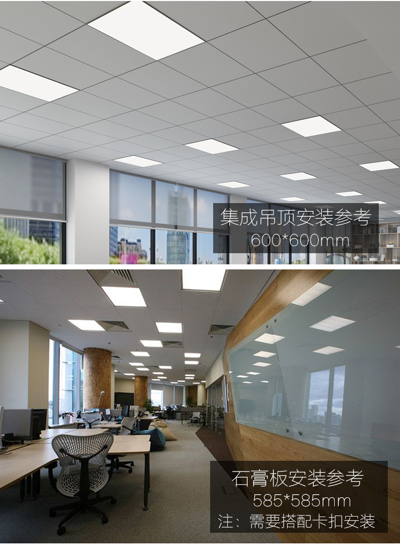 La iluminación nvc llevó luz del panel de rejilla 600x600 | Nnjc