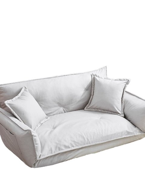 Lazy sofa reading area technology cloth tatami small apartment double ...