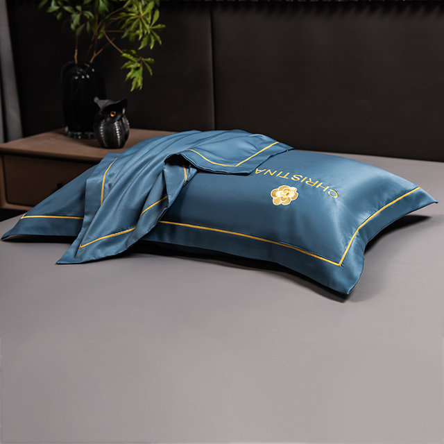 Jialiya Washable Ice Silk Pillowcases, Pair Pack, Summer Household ...