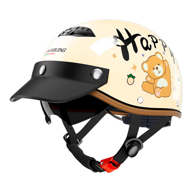 Helmet for women's electric motorcycle in summer, universal for all ...