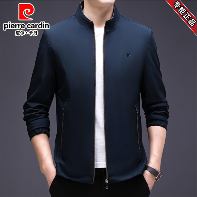 Pier Cardin men's jacket 2025 spring and autumn new high-end stand ...
