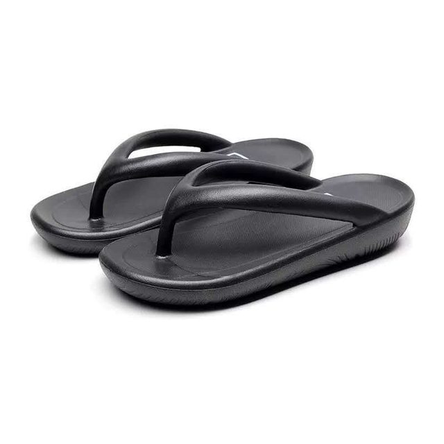 Japan imported MUJI non-slip thick-soled flip-flops for women and men's ...