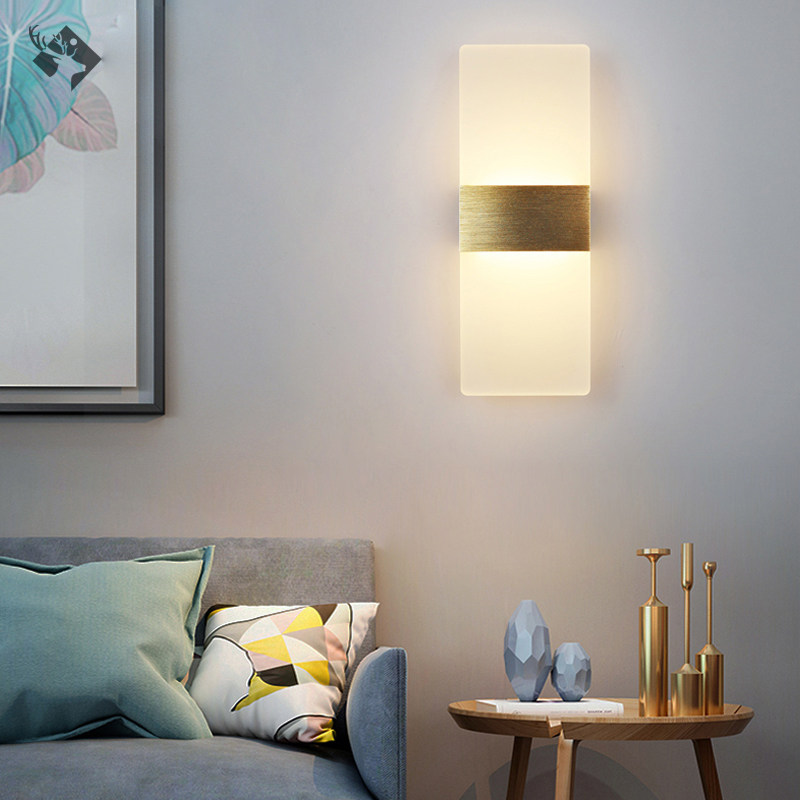 Iranor Modern LED Wall Lights - Bedside, Bedroom & Living Room