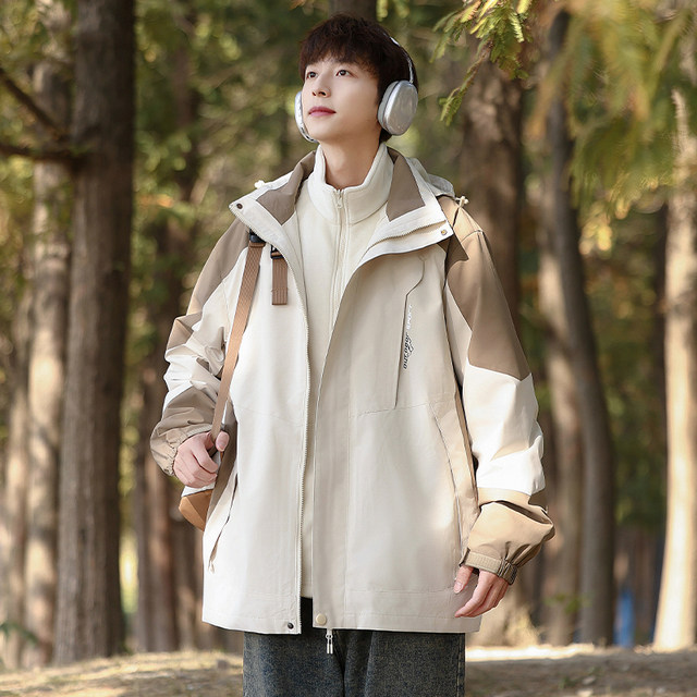 Pull back three-in-one assault jacket for men spring and autumn 2024 ...
