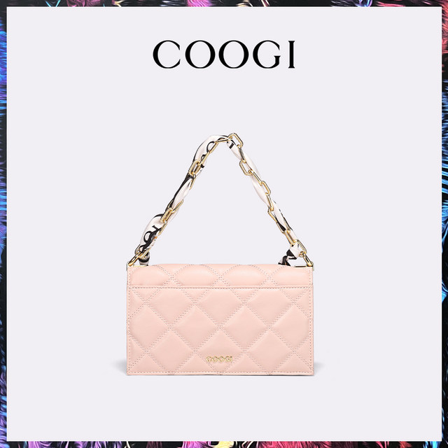 COOGI's new women's commuter shoulder bag, high-end rhombus crossbody ...