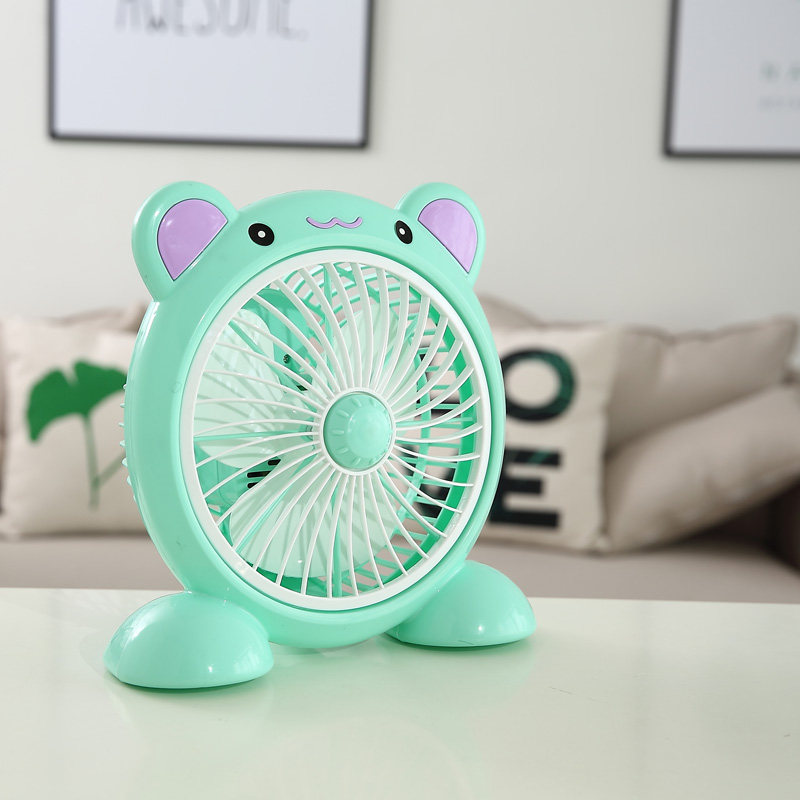 Shi mingxuan Cartoon Desk Fan - Powerful Electric Fan for Office & Home