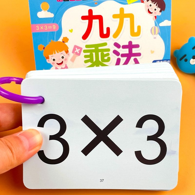Primary School Student Multiplication Table Mathematical Formula Card