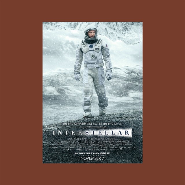 Interstellar ins small size space movie poster postcard card small room ...