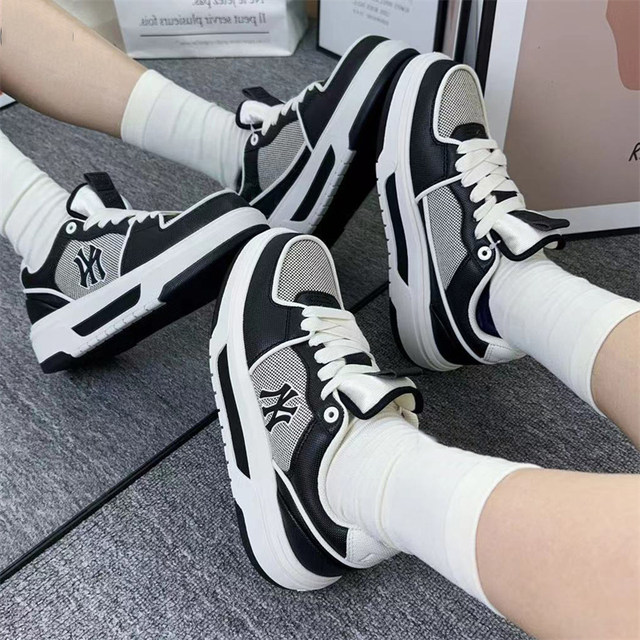 MLB men's and women's shoes 24 autumn and winter new NY contrasting ...