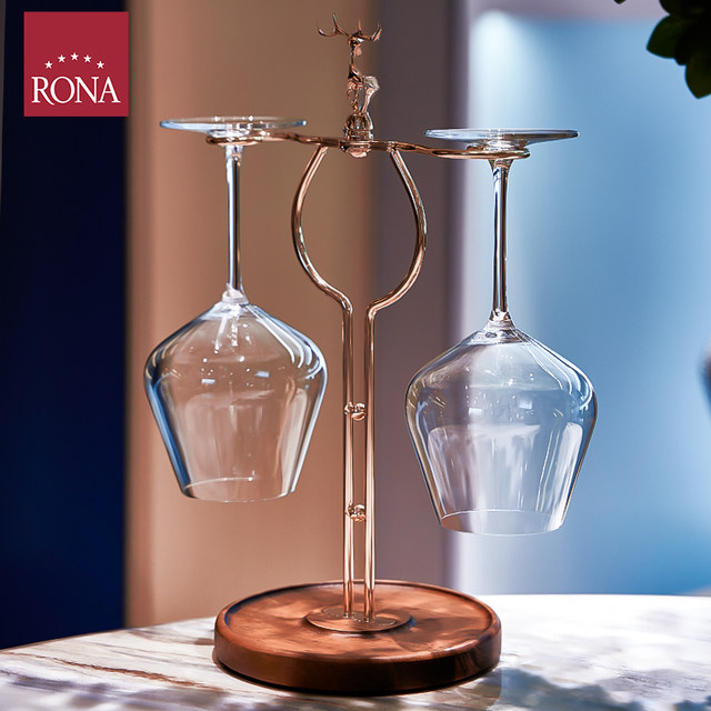 Rona Lona imported Burgundy red wine glass with a cup frame home ...