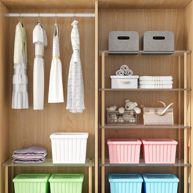 Acrylic cabinet layered rack desktop partition wardrobe partition ...