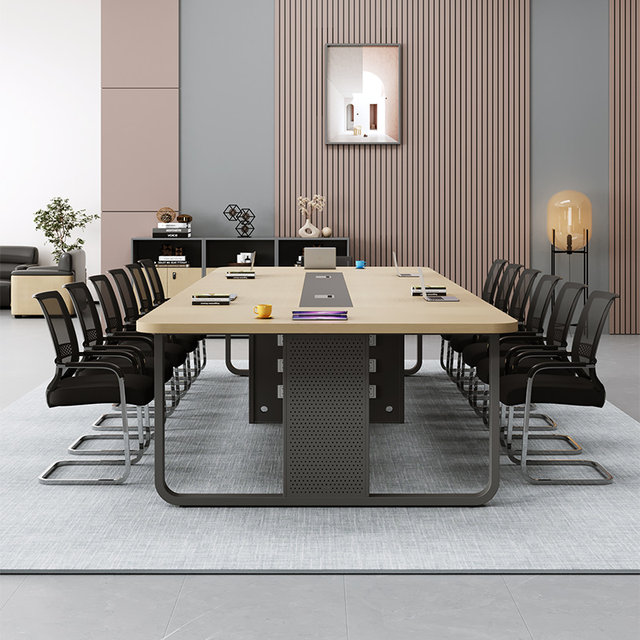 Conference table long table simple modern large and small furniture ...