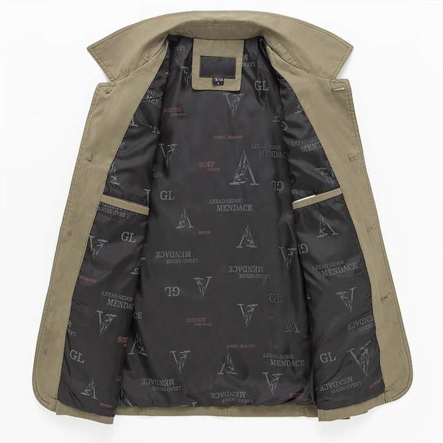 Pierre Cardin genuine cotton jacket for middle-aged and elderly men ...