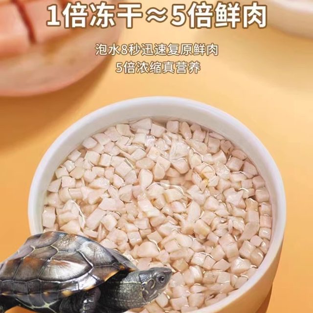 Turtle food freeze-dried chicken pellets, turtle feed, soft-shell ...