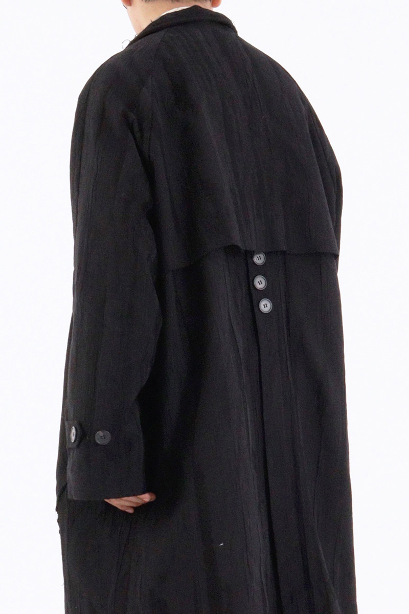 Black Retro Windbreaker Jacket - Removable Liner & Warm Cotton