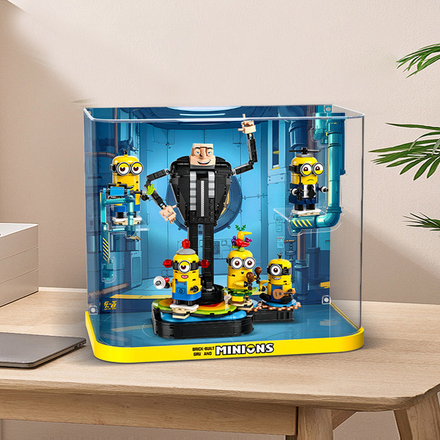 POP suitable for LEGO 75582 Gru and Minions acrylic display box ...