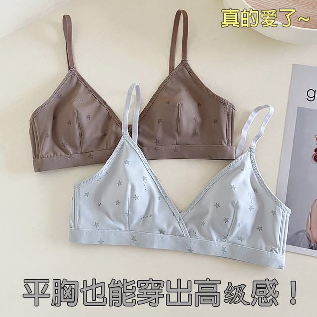 Underwear Women's Triangular Cup Lightweight Breathable Rabbit Ear Cup ...