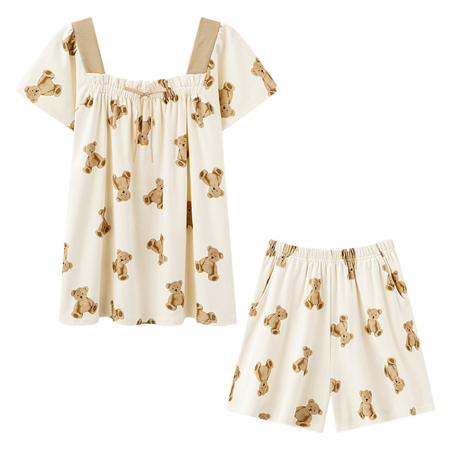 2024 New Pajamas for Women Summer Sweet and Cute Loose Home Clothes ...