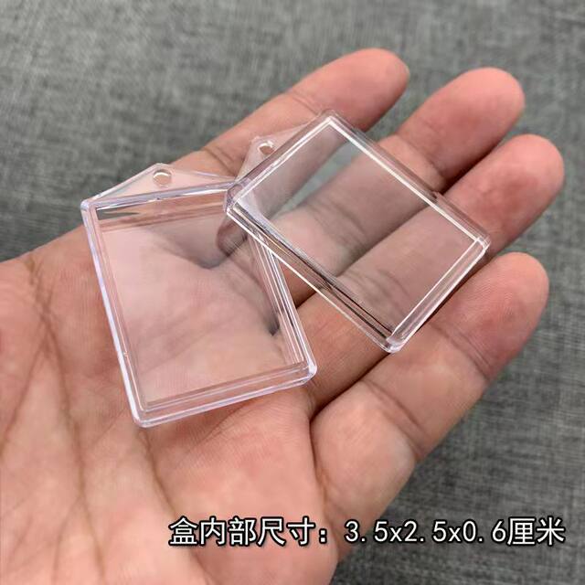 Amulet protective cover, transparent waterproof talisman bag, pendant ...