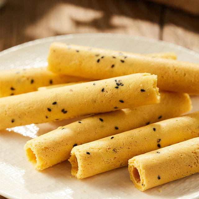 Master Kong egg pastry roll sesame egg roll crispy whole egg liquid ...