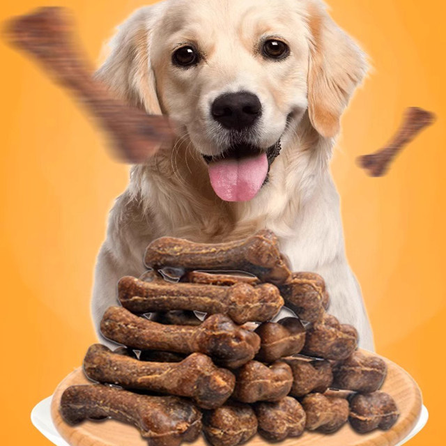 Dog teething stick, pet snack, bone shape, bite-resistant, puppy, small ...