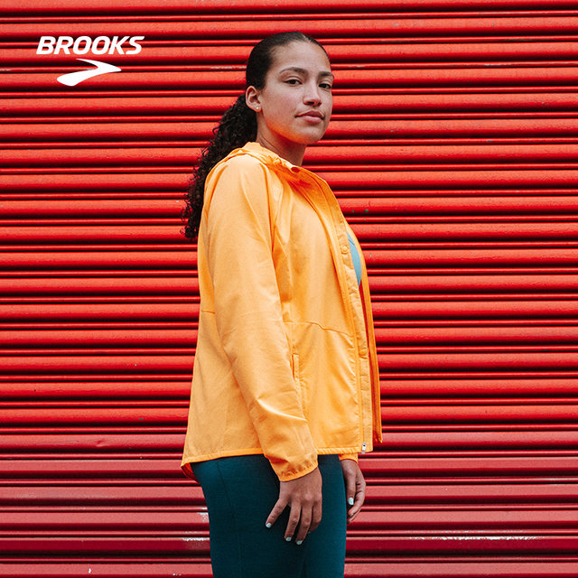 BROOKS Brooks men's zipper top storage waterproof running women's ...