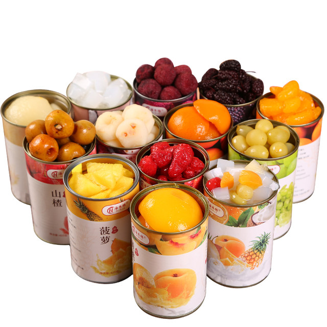 Mixed fruit canned genuine whole box fresh yellow peach, pineapple ...