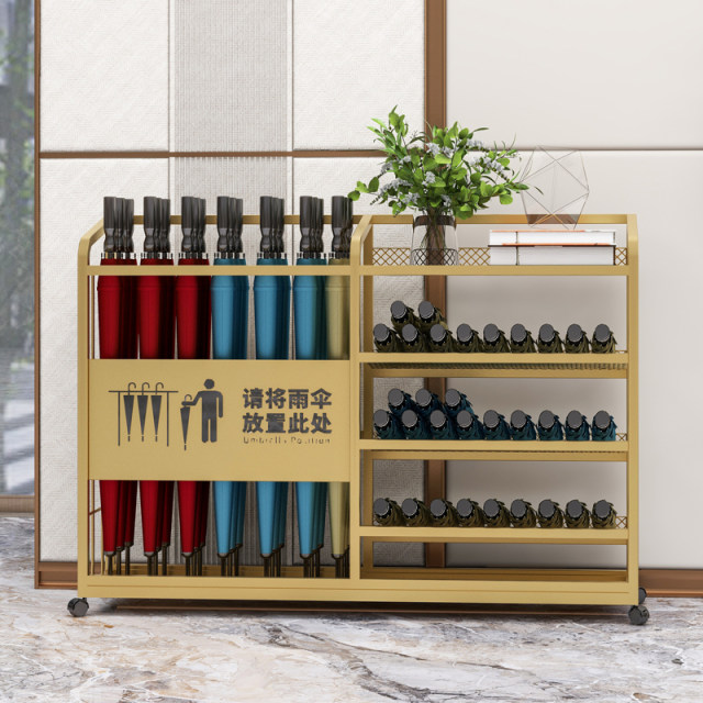 Umbrella rack storage rack hotel lobby classroom door umbrella bucket ...