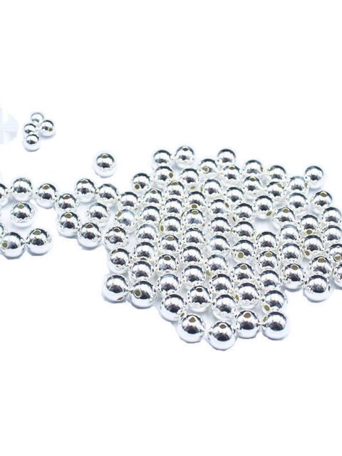 990 foot silver accessories pearlescent small silver beads transport ...
