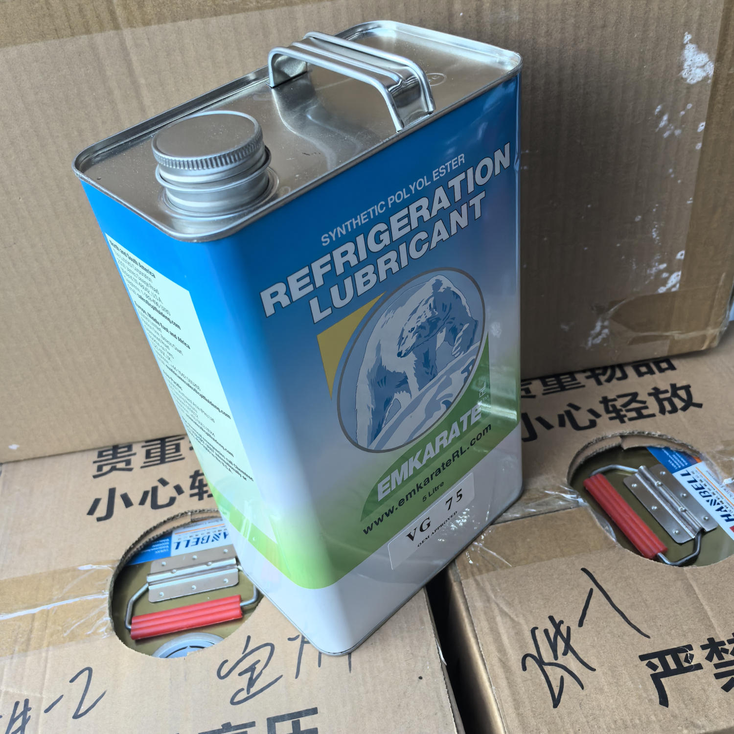 冰熊POE脂类合成润滑机油VG75美芝压缩机专用冷冻油VG74空调制冷-淘宝网