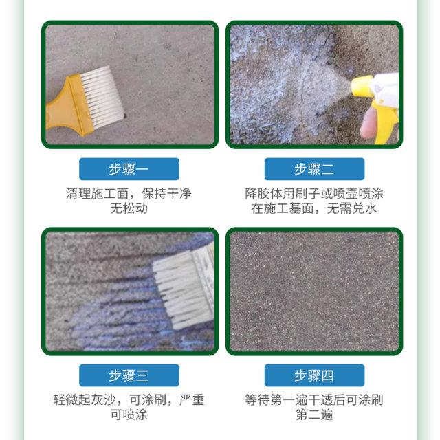 Sand fixing agent cement floor sand treatment agent concrete sand ...