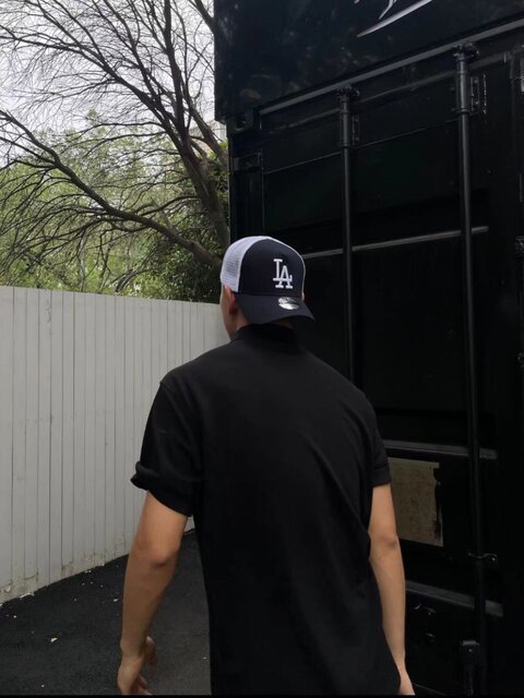 GTAL American polo shirt 270g piqué cotton heavy black thin lapel T-shirt slim simple summer ...