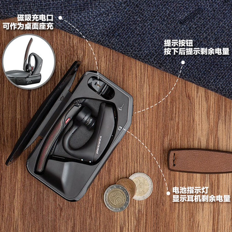 Poly Plantronics Bluetooth Headset Charging Box - Charging Compartment ...