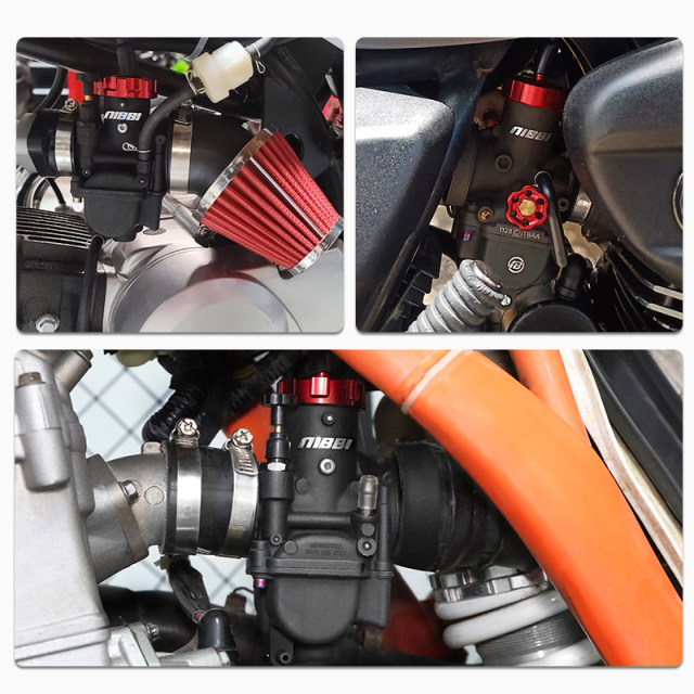 Nibi motorcycle carburetor 125 Zongshen off-road 250 universal GY6 Yamaha 100 Fuxi carburetor ...