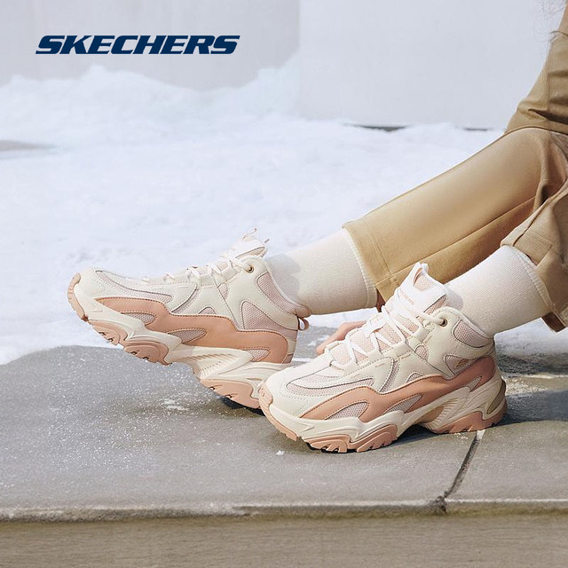 Skechers official outlets autumn mecha shoes second generation high top ...
