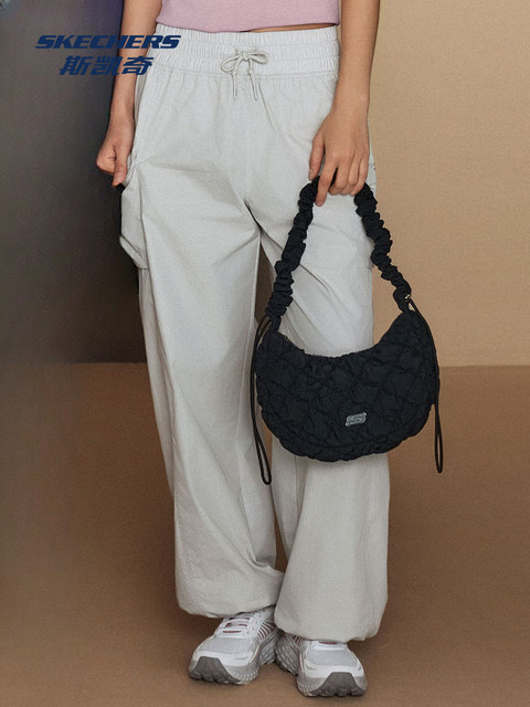 Skechers cloud crescent bag fashionable bubble one-shoulder crossbody ...