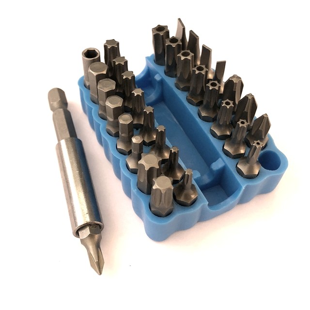 6.35mm precision screwdriver batch head combination pack S2 hardened ...