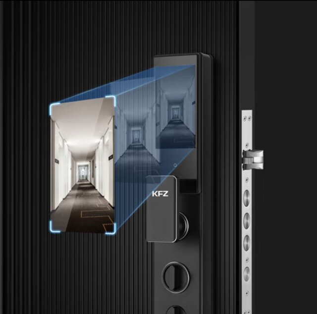 KFZ smart lock K8006 fully automatic fingerprint password card indoor ...