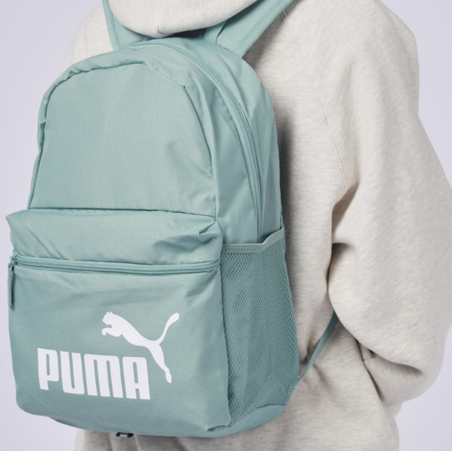 PUMA classic printed zipper fabric backpack backpack regular couple ...