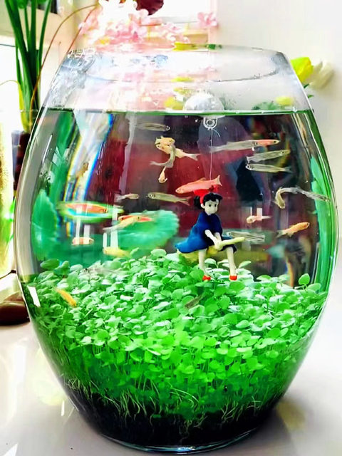 Ancient turtle tank ultra-white glass villa ecological integrated ...