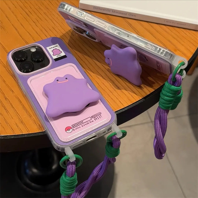 Zhao Lusi's same purple mud monster holder card case is suitable for ...