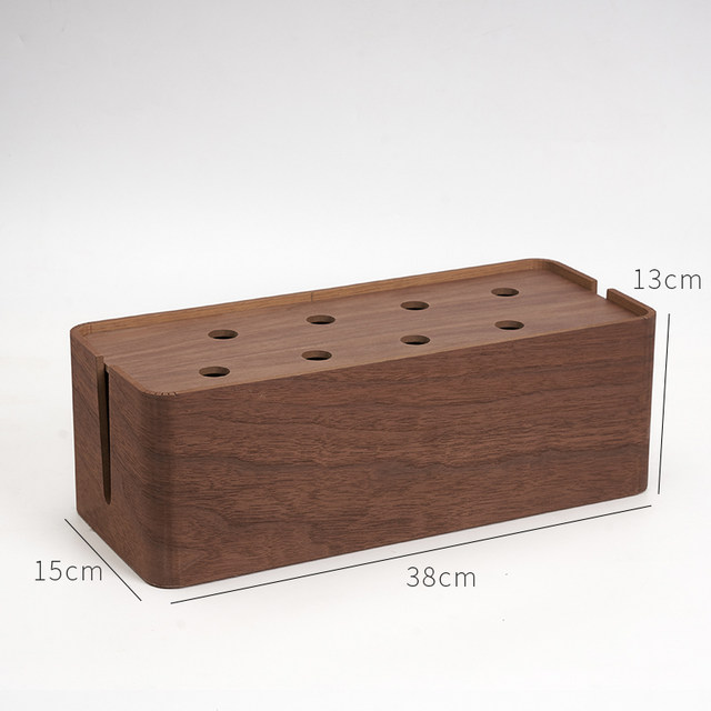 Plug board storage box desktop wire arrangement box plug strip socket ...