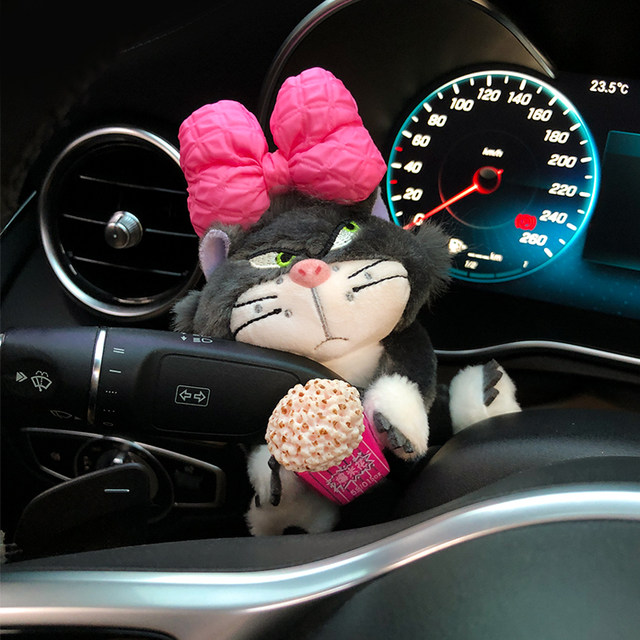 Lucifer cat car interior accessories car fender decorative wiper turn ...