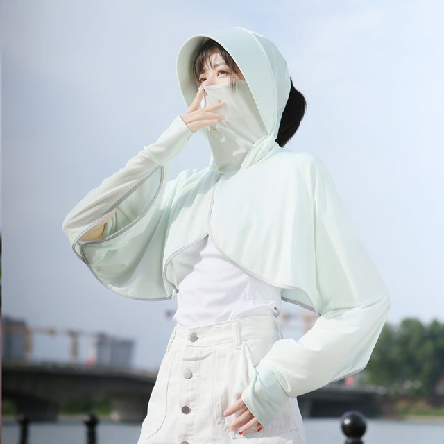 Sun protection shawl women's summer sun protection clothing women's ...
