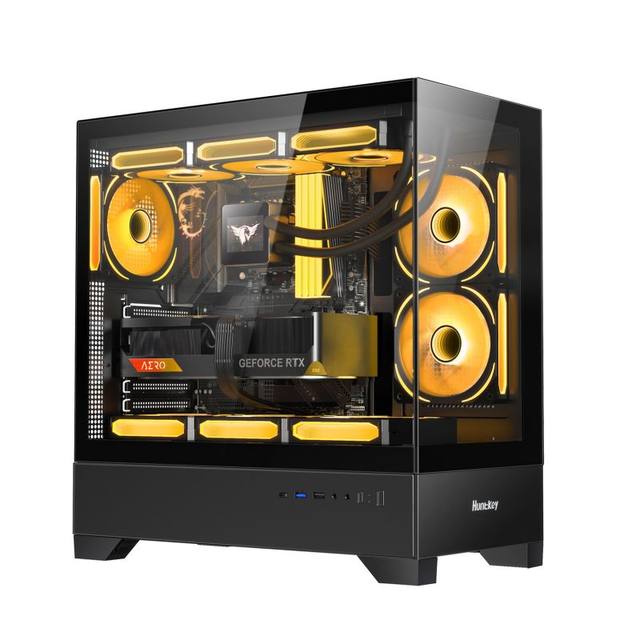 Huntkey GX780A Tidelang sea view room chassis computer desktop atx ...