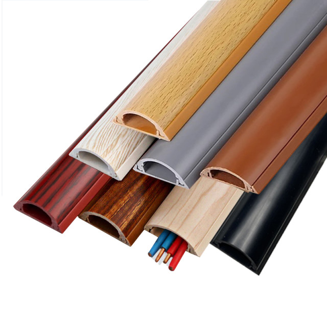 PVC wire trough surface-mounted invisible self-adhesive household open ...