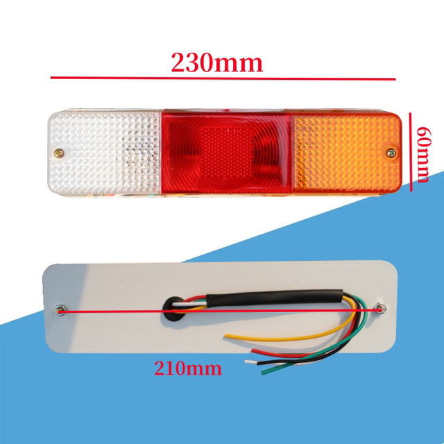Forklift three-color rear taillight rear brake light turn signal ...